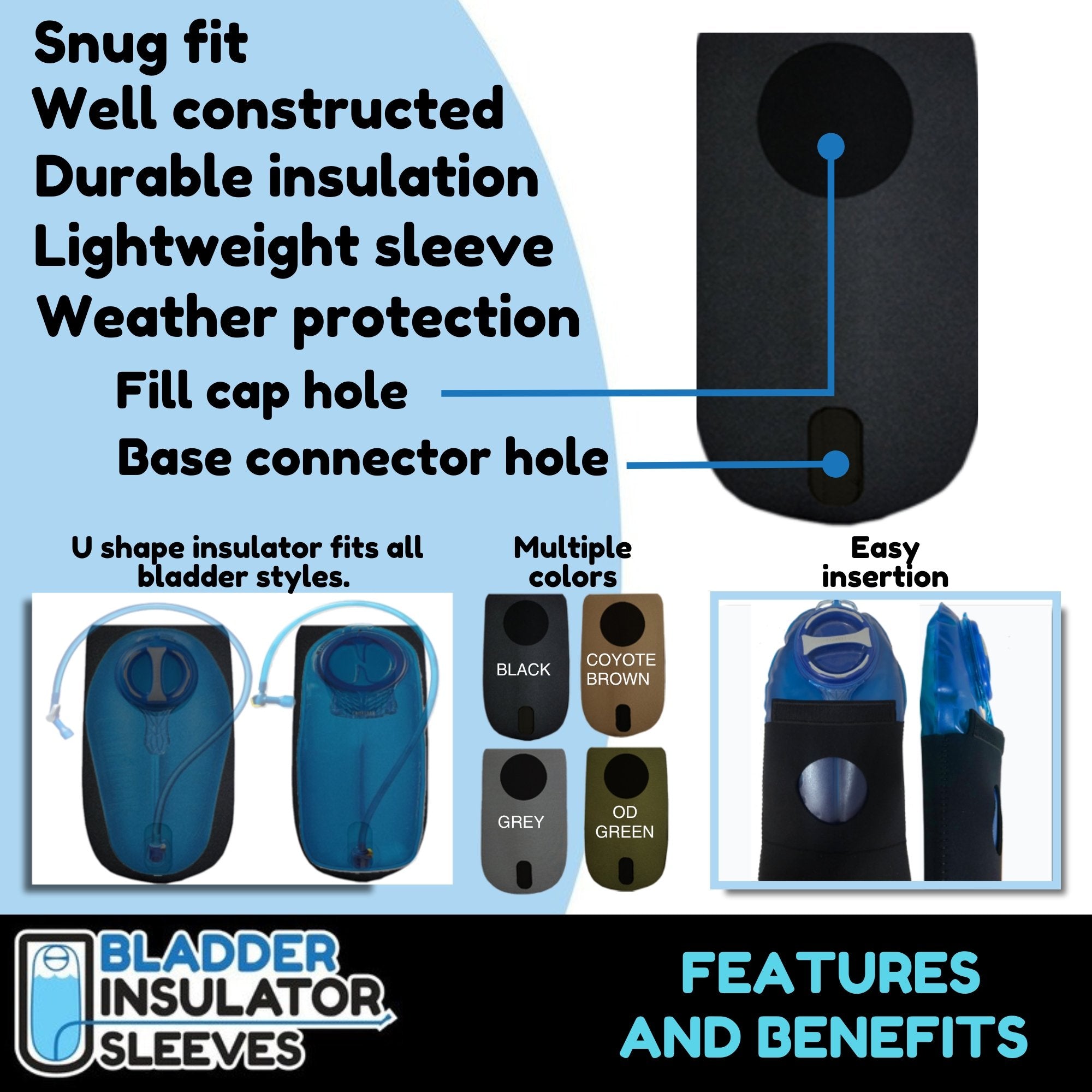 Bladder Insulation for Camelbak Water Bladder - Reservoirs | Gearhandle.com