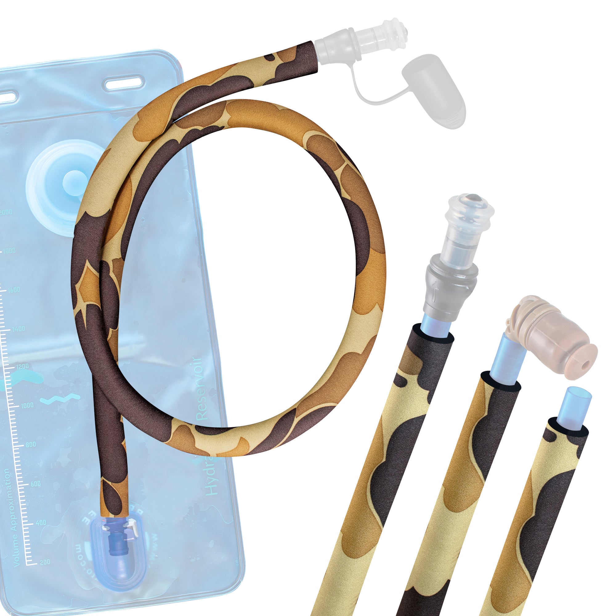 Brown Marsh Insulated Drink Tube Hose Cover | Gearhandle.com