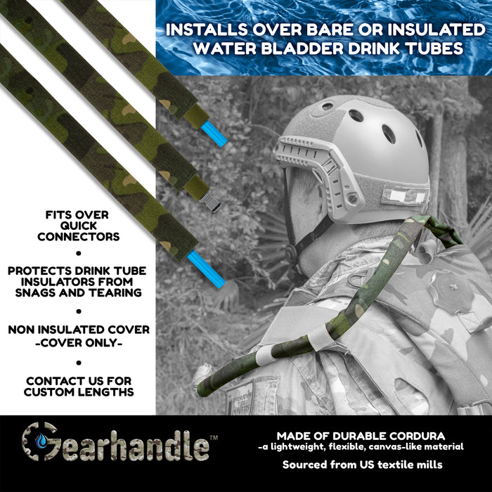 Multicam Tropic Non Insulated Drink Tube Sleeve | Gearhandle.com