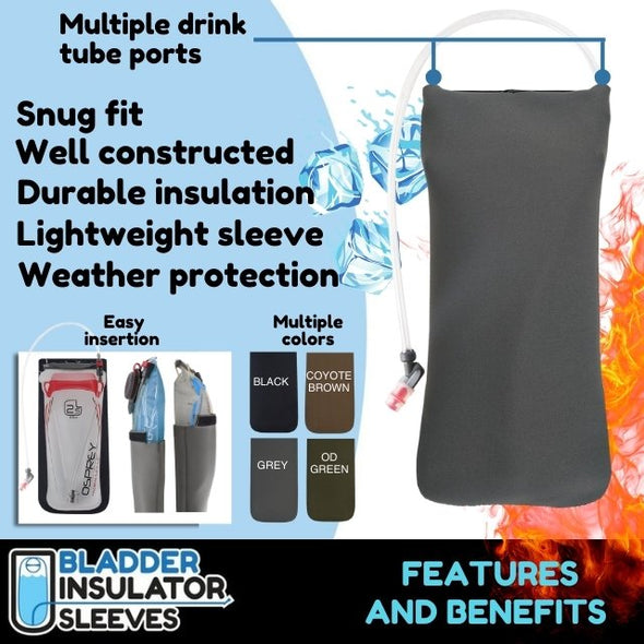 Bladder Insulators for Geigerrig Hydration Water Bladder Reservoir ...