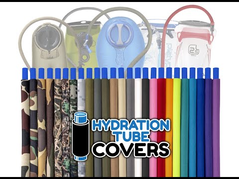 White Insulated Drink Tube Hose Cover | Gearhandle.com