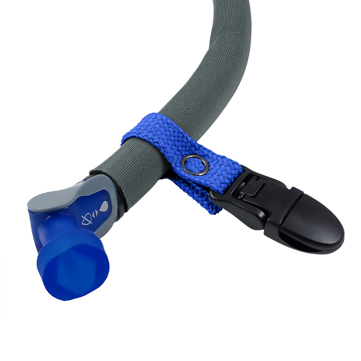 Blue Drink Tube Lanyard Clip | Gearhandle.com