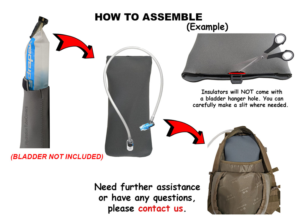 Bladder Insulators for Hydrapak Hydration Pack Water Bladder Reservoir ...