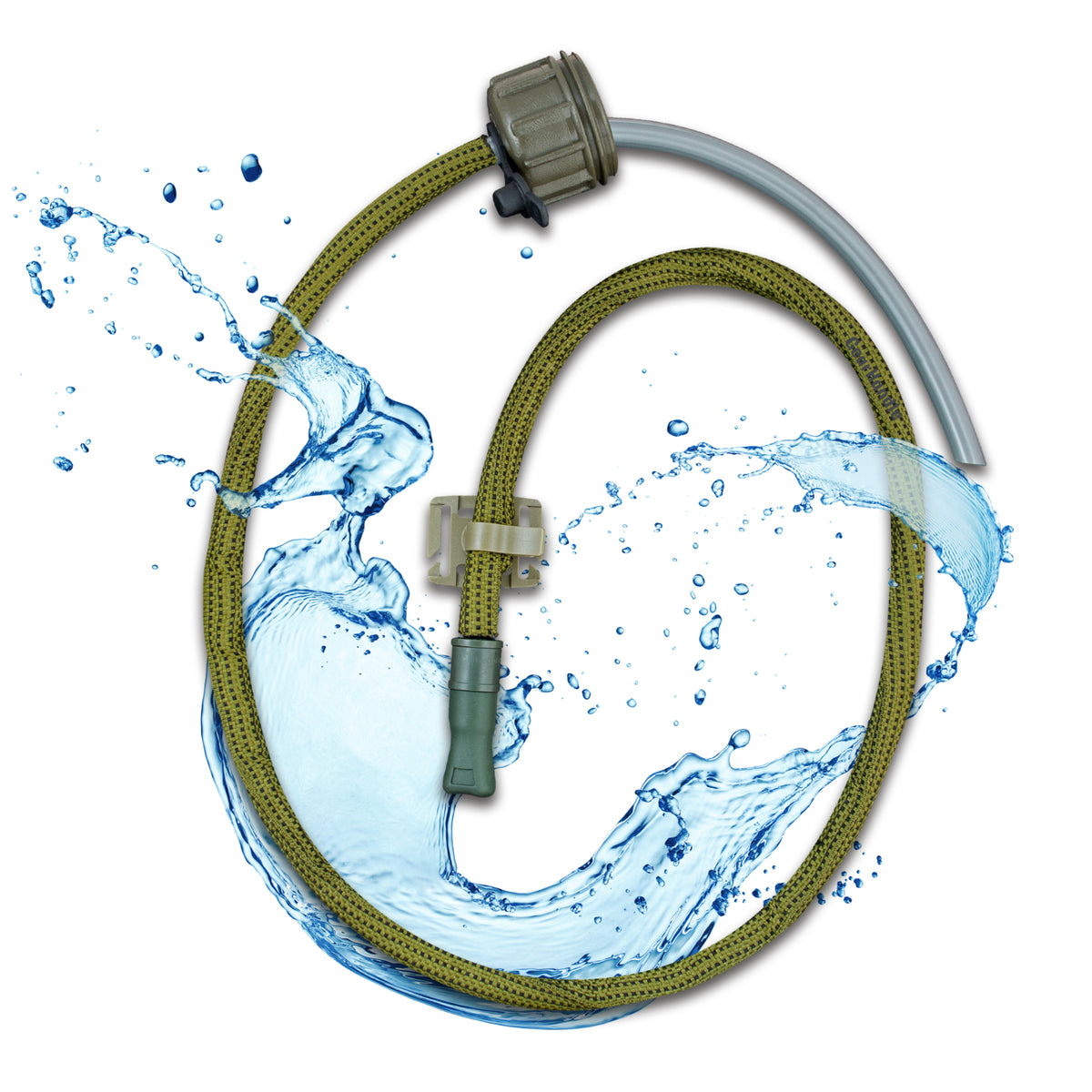 OD Green Canteen Cap Straw Kit | Gearhandle.com